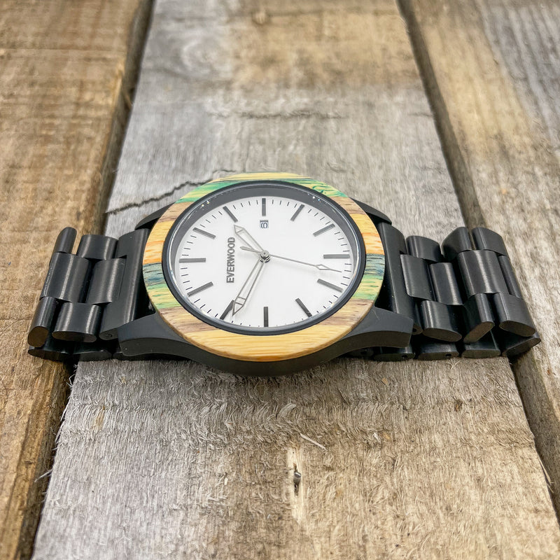 Inverness Multi Bamboo - Premium All Natural Wooden and Steel Watch ...